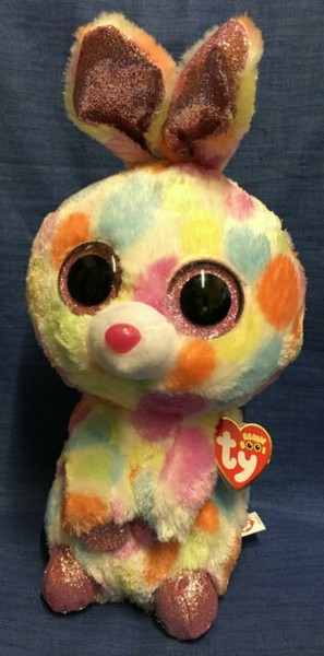Ty Easter Beanie Boos Bloomy The Bunny 6 & 9 Inch Rainbow Colors for ...