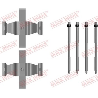 QB109-0107 ACCESSORY KIT, DISC BRAKE PAD QUICK BRAKE NEU DE STOCK | eBay