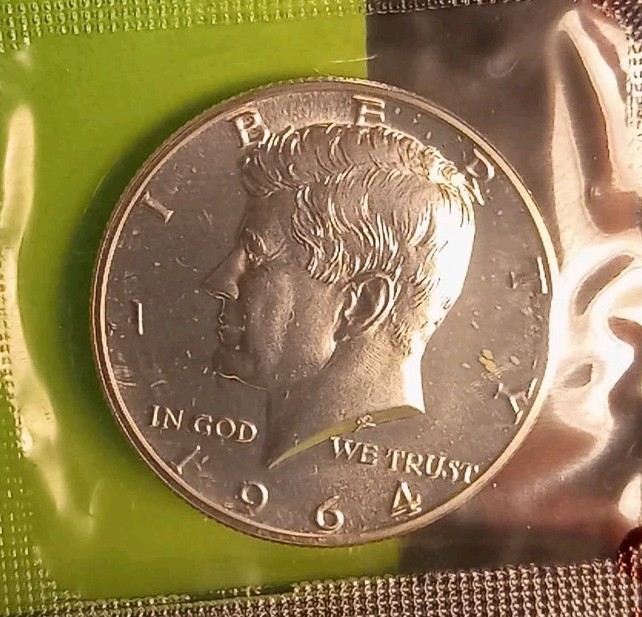 1964 Kennedy Half Dollar 90% SILVER Proof Frosty Coin Eye Candy NiPPy ...