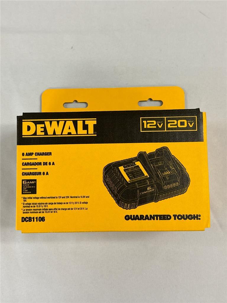 ^ DeWALT 6 AMP Lithium Ion Charger- Model DCB1106 NEW