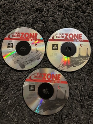 PlayStation Zone Demo Cd 3x 3 Stück PS1 Spiele Demos | eBay