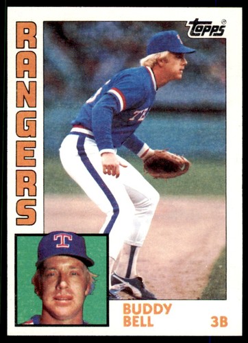 1984 Topps. Buddy Bell . Texas Rangers #665 | eBay
