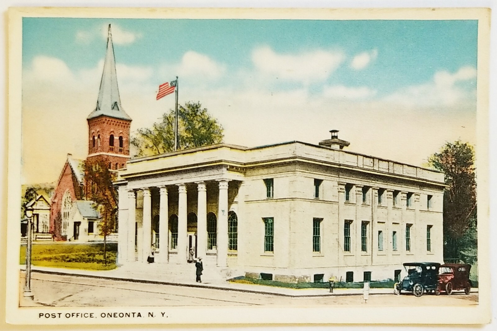 Post Office USPS Oneonta New York Postcard | eBay
