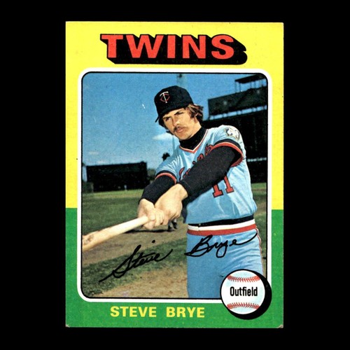 Steve Brye 1975 Topps Minnesota Twins #151 GM R305 | eBay