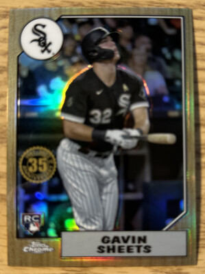 2022 Topps Chrome GAVIN SHEETS Rookie 1987 Topps 35th Anniversary #87BC ...