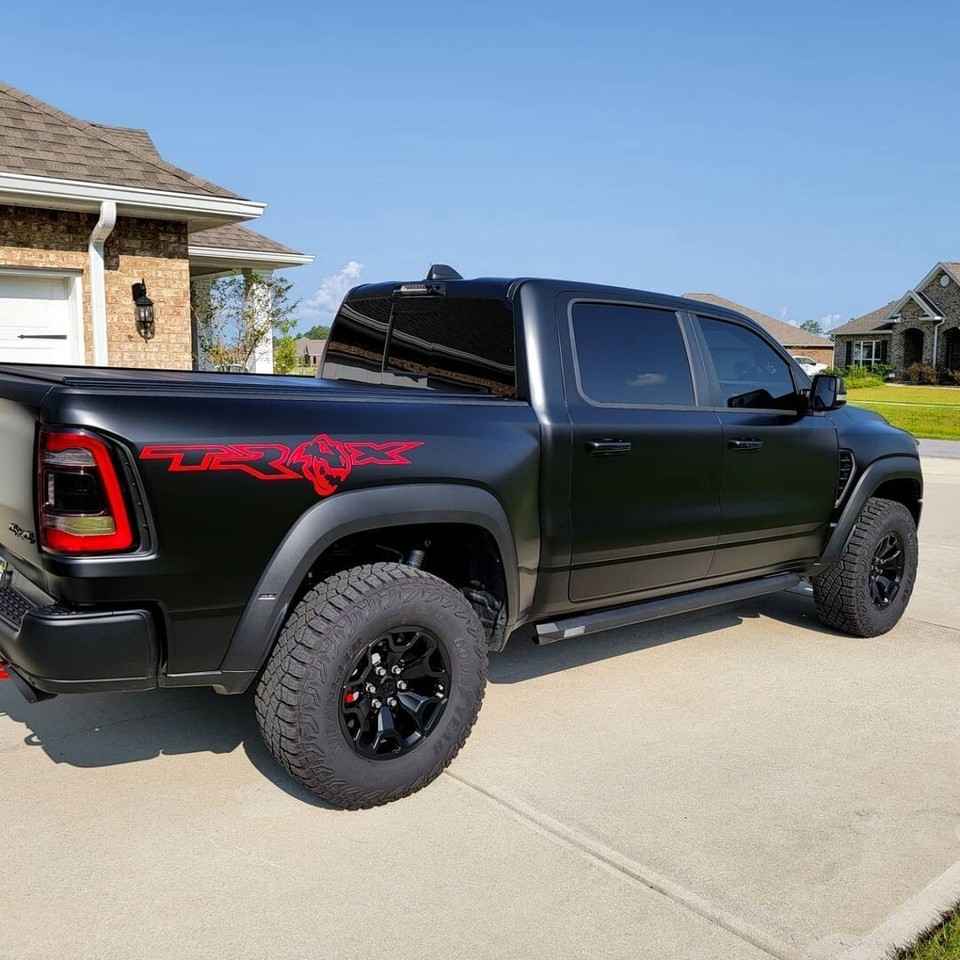 TRX Rex Bedside Decals Fits Ram TRX | eBay