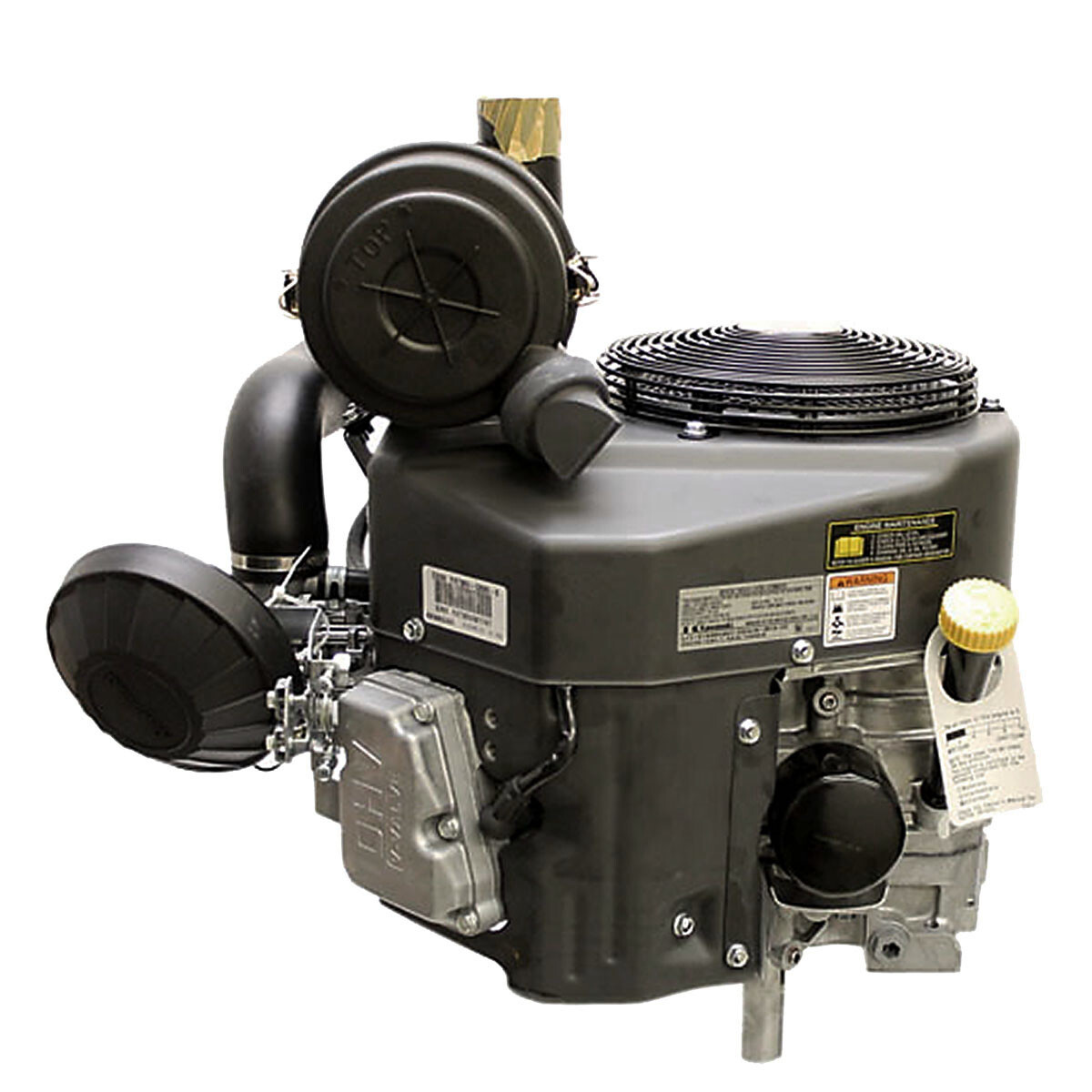 23.5hp Kawasaki Vert Engine 1-1/8"Dx4-9/32"L Twin Cylinder 15Amp FX730V ...