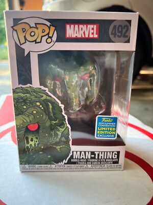 Funko Pop Man Thing 492 - 2019 Summer Convention Exclusive | eBay