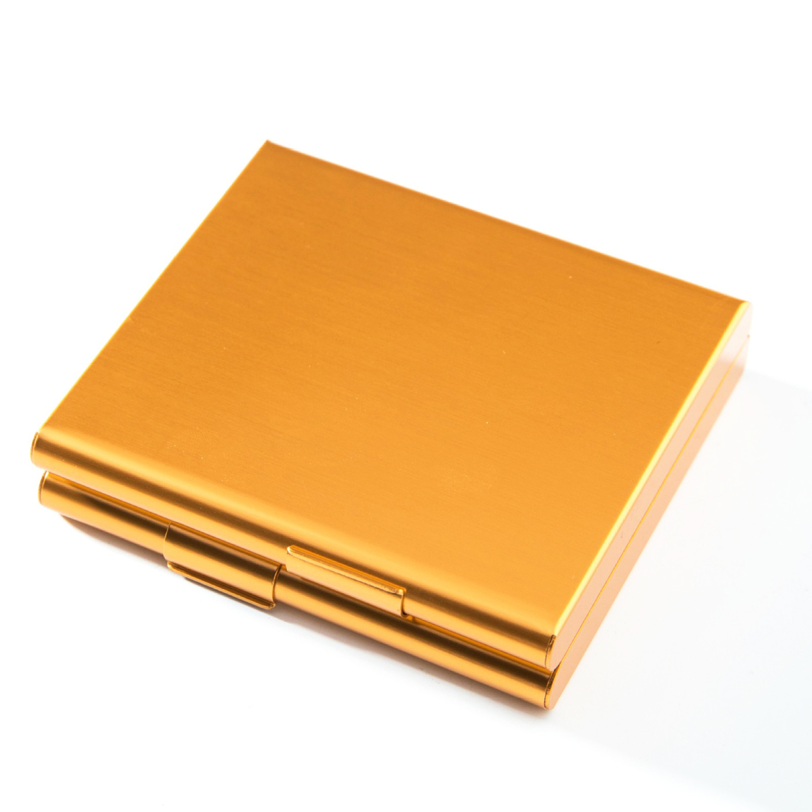 Metal Storage Box Aluminum Alloy Container Double-sided Slim Portable ...