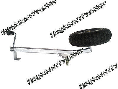 2x Manutec 10" Pneumatic Boat Jockey Tinnie Wheels Mover Wheel ...