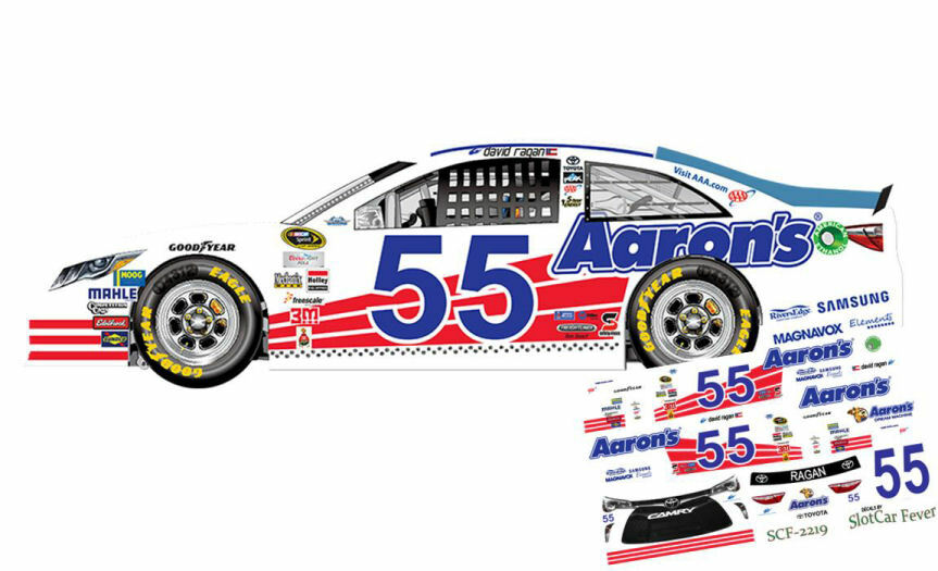 CD-2219 #55 David Ragan 2015 Camry Ken Ragan Throwback DECALS | eBay