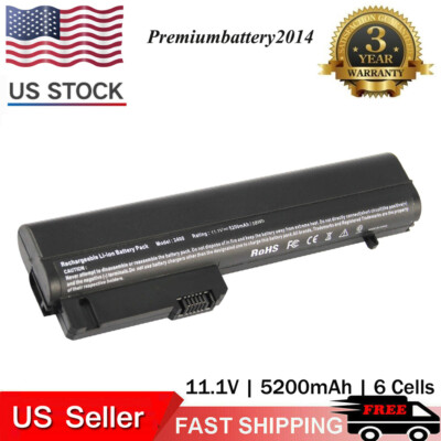 Battery for HP EliteBook 2530p 2540p COMPAQ NC2400 2400 2533t HSTNN ...