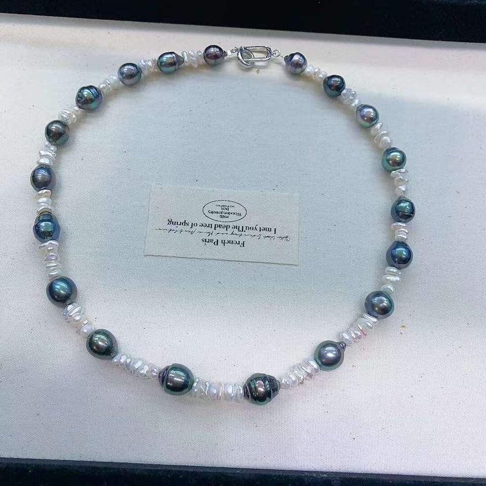 5mm-11mm Tahitian Baroque Pearls Freshwater Keshi Pearls Beaded ...