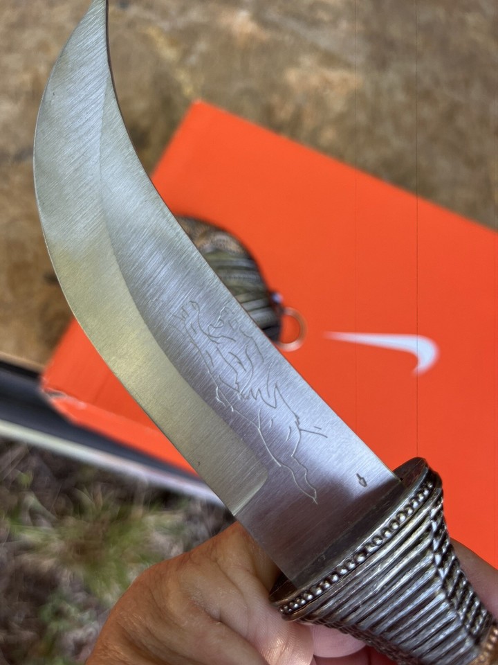 Omani Khanjar Replica Dagger - Middle Eastern Knife Silver-Tone ...