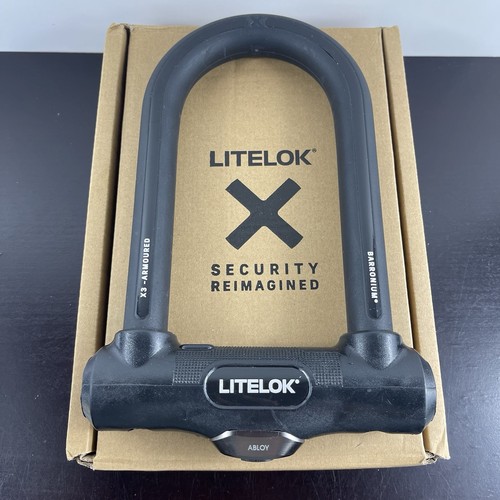 LITELOK X3 Full Size Armored D-Lock W/Pouch & Keys, BRAND NEW IN BOX | eBay