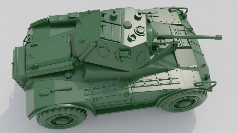 3D Printing 1/72 Britain Coventry Armored Vehicle Model Unpainted | eBay