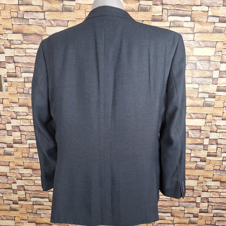 Andrew Fezza Sport Coat Jacket Mens 52L Gray Check Double Vented NWT | eBay