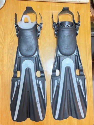 Mares Volo Power Fins, Open Heal, Gray, size Regular | eBay