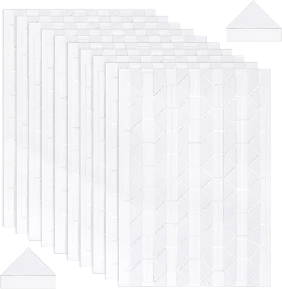Photo Corner Sticker 2040 Pcs 20 Sheets Transparent Photo Corners ...