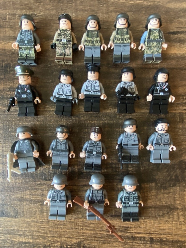 Lego WW2 Minifigure LOT brickmania TMC United Bricks | eBay