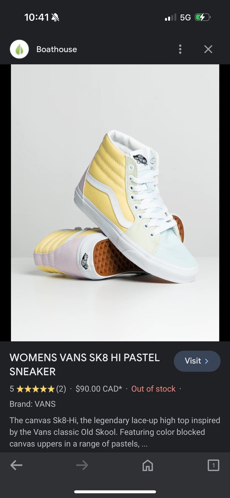 Vans Ki8 Hi Sneakers In Pastel Color - Gem