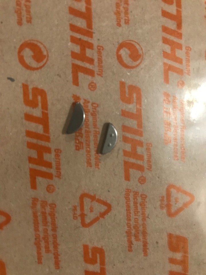 2 x OEM STIHL Flywheel Woodruff Key 1120 036 8500 MS200, 260, 440 | eBay