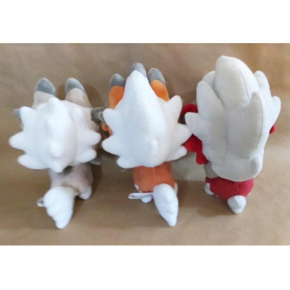 Pokemon Center Original Pokemon Dolls Lycanroc Lugarugan Plush Stuffed ...