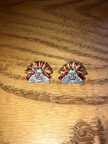 Indian chief pin - Gem