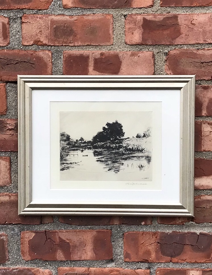 Rockport Artist Stanley Wingate Woodward Original Signed Landscape ...