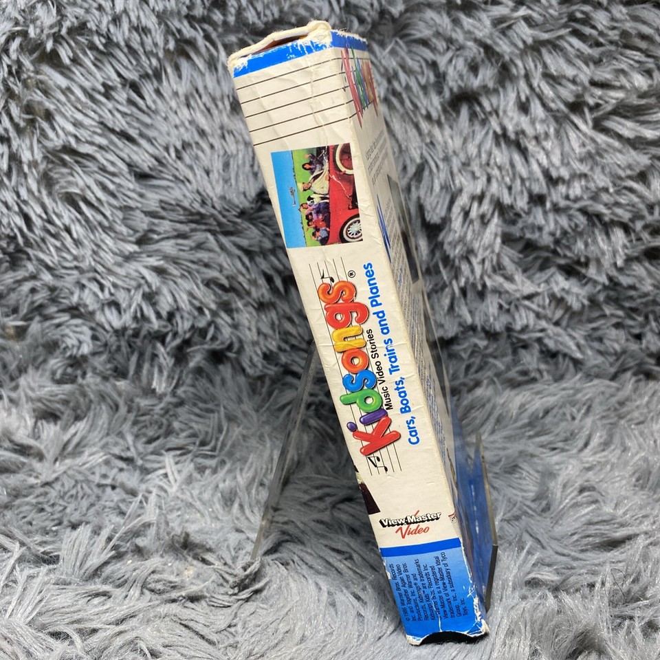 Kidsongs View-Master Video VHS Tape 1986 Music Cars Boats Trains and ...