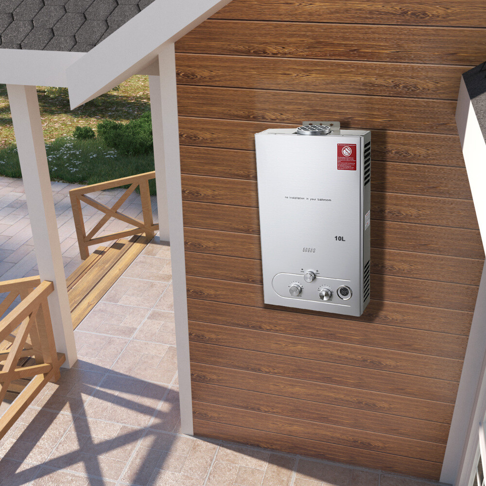 Hot Water Heater 10L Instant Gas Tankless | Grelly UK