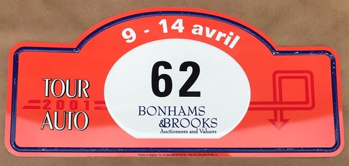 Rally plate auto car rallye Tour Auto 2001 France French race ...