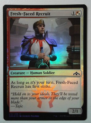 Fresh-Faced Recruit *FOIL Common* Magic MtG x1 GRN Guilds of Ravnica | eBay
