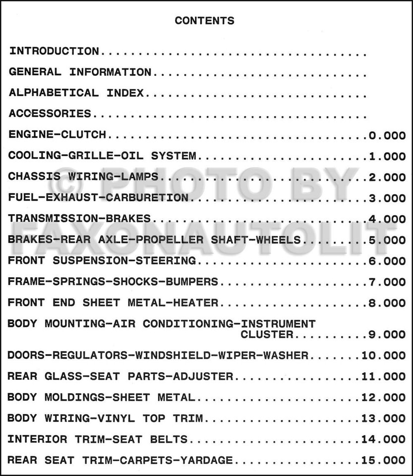 1990 Geo Storm Parts Book Illustrated Part Numbers 85-89 Chevy Spectrum ...