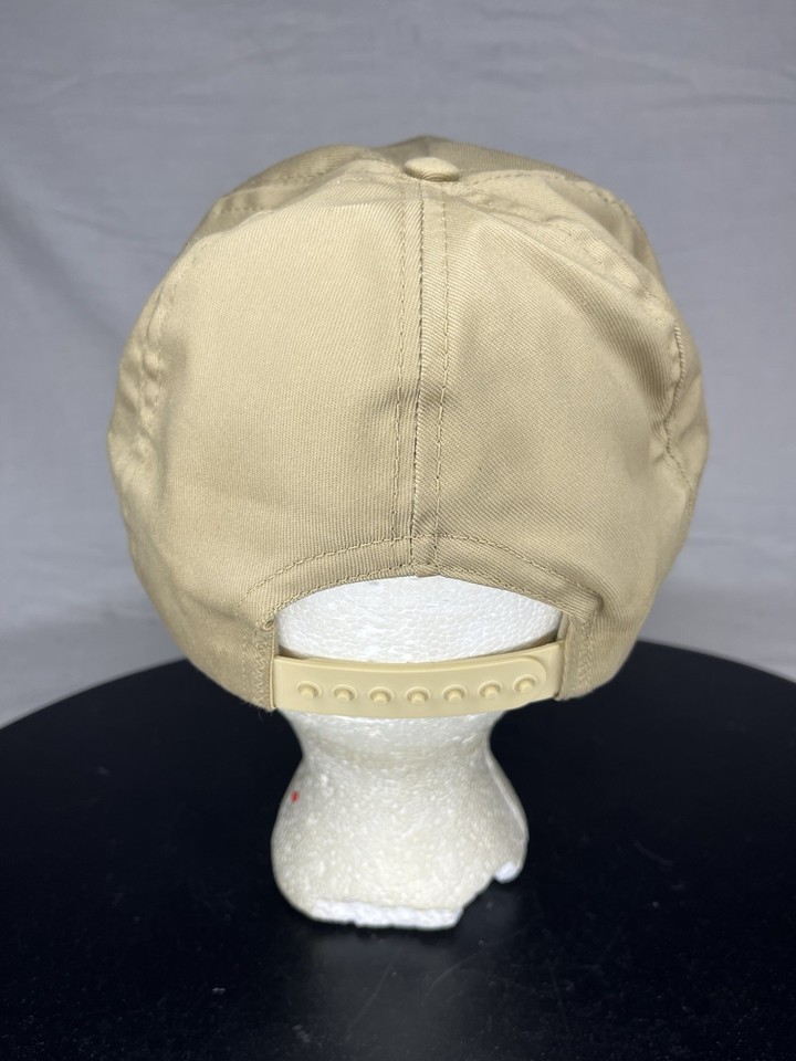 Vintage Tri State Delta SnapBack Hat Cap Beige Strong Manufacturing USA ...