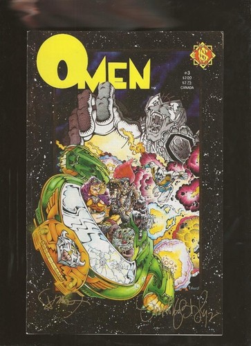 SIGNED TIM VIGIL & D QUINN: OMEN #3 LAST ISSUE(1989) (Northstar ...