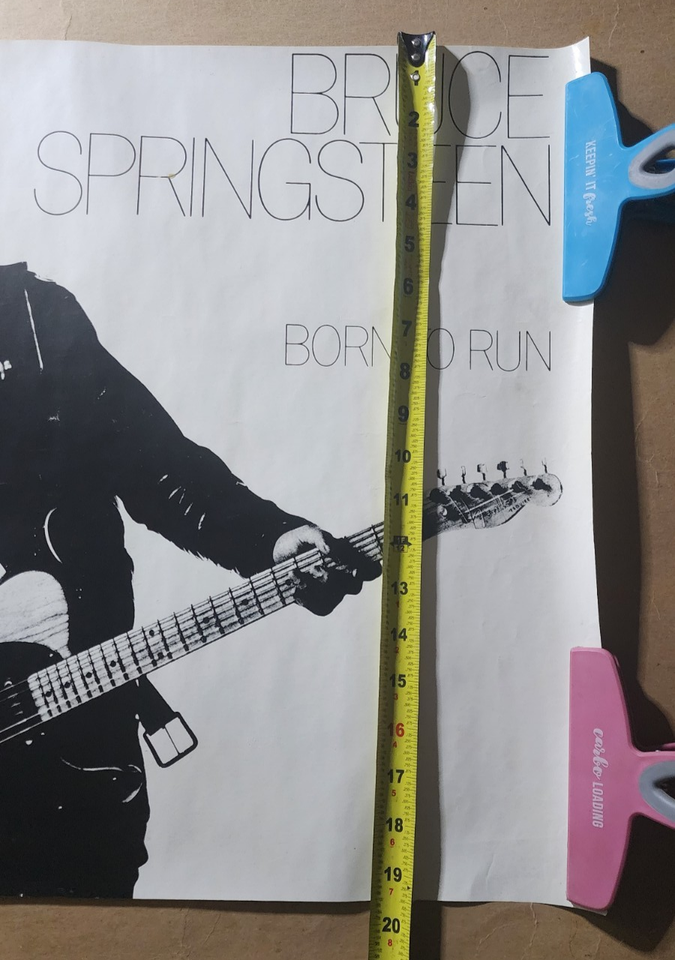 3 Vtg 1980's BRUCE SPRINGSTEEN Posters - E Street Band, Born to Run ...