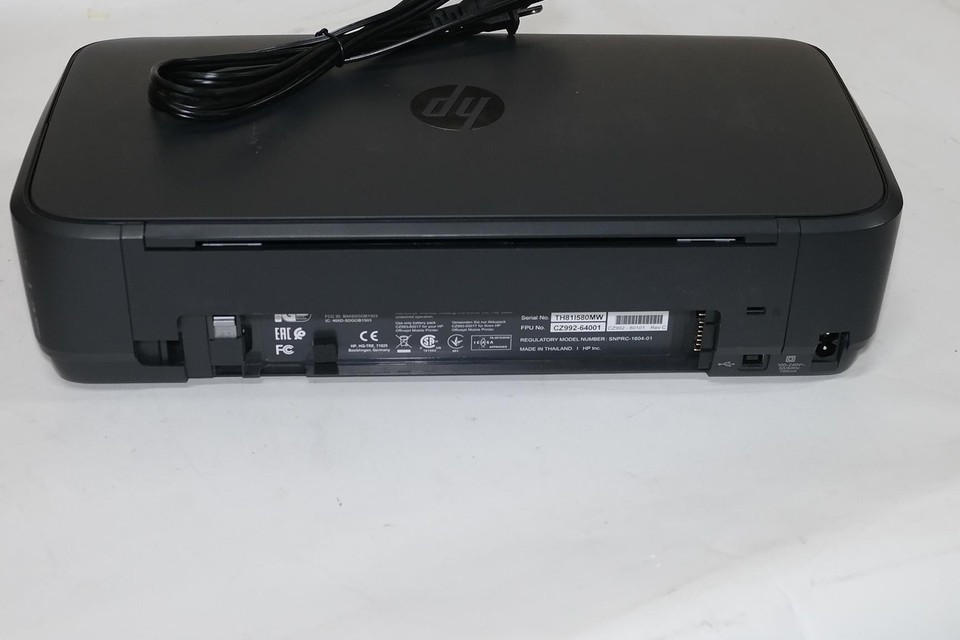 HP OFFICEJET 250 MOBILE ALL-IN-ONE PORTABLE PRINTER/COPIER/SCANNER ...