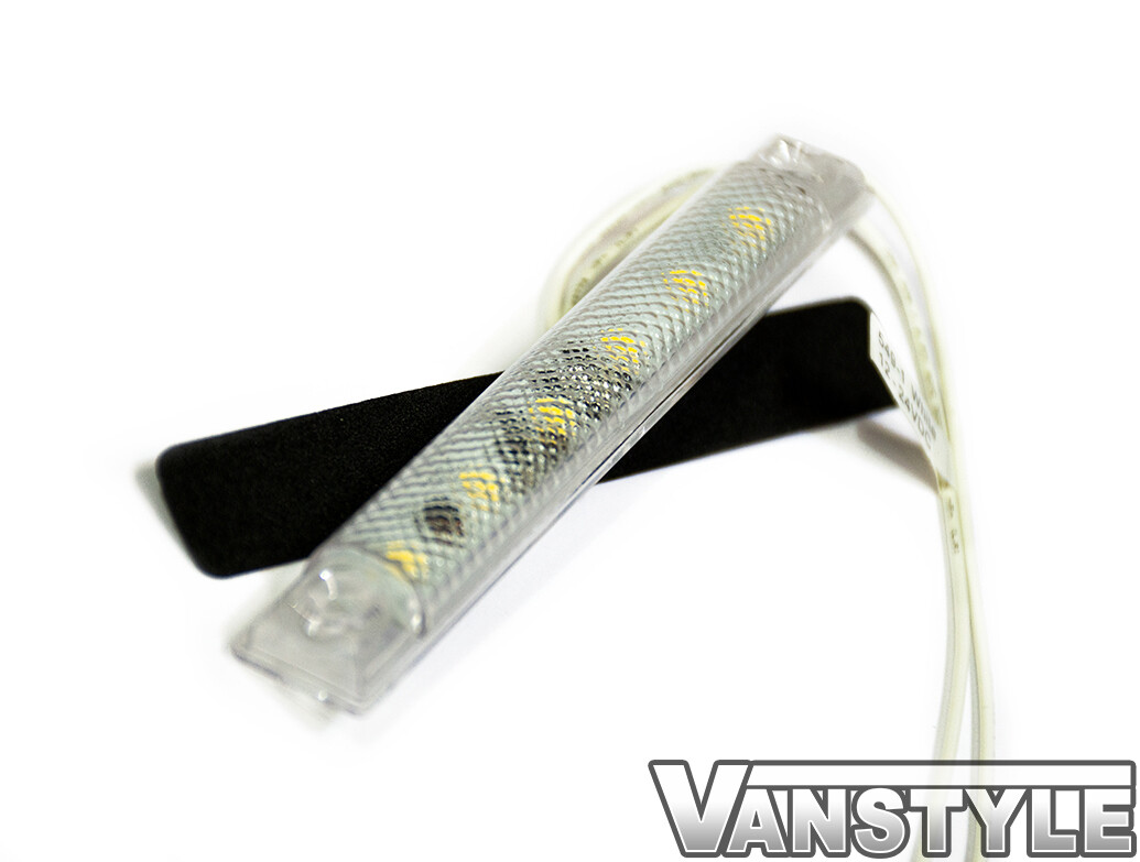 FITS FORD TRANSIT CUSTOM 105MM x 10MM WHITE LED INTERIOR STRIP LIGHTS ...