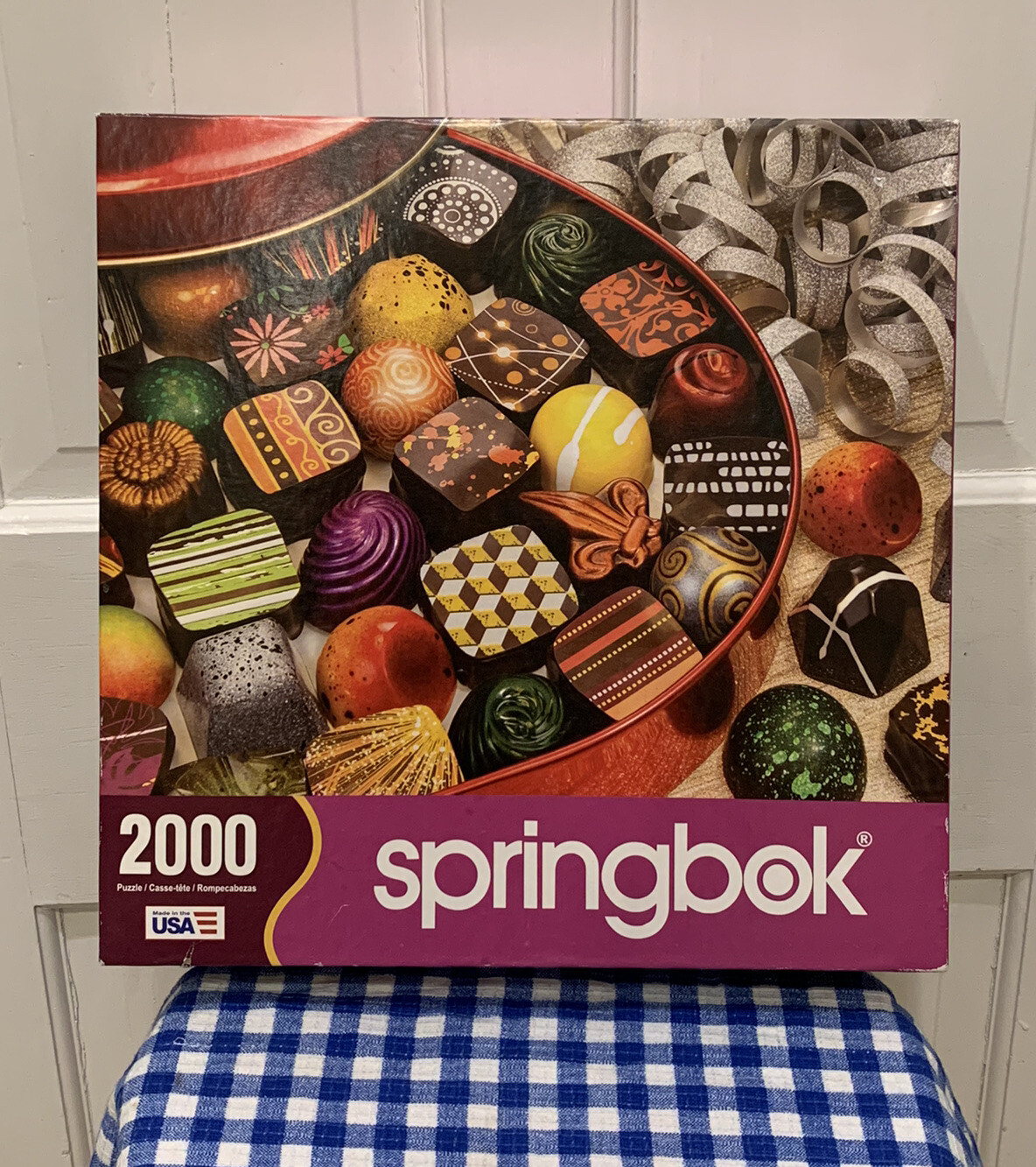 NEW Springbok 2000 Piece Jigsaw Puzzle "Tin Of Treats" Colorful ...