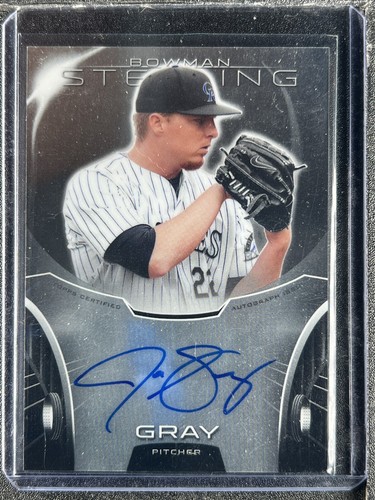 Gray, Jonathan - 2013 Bowman Sterling - Autograph - INV1 | eBay