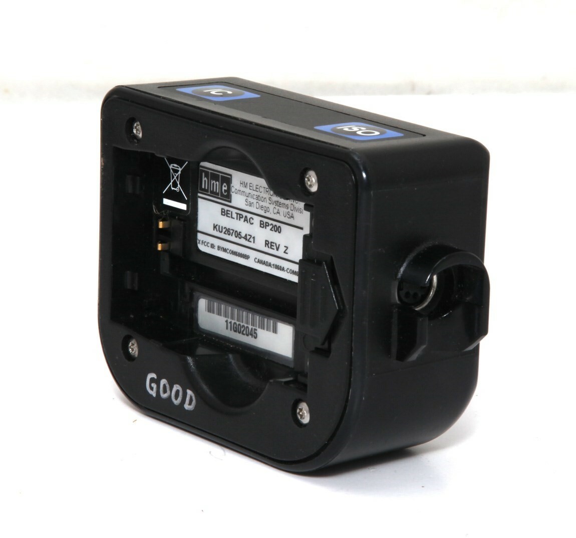 2x HME Beltpack Belt Pack BP200 For Clear-Com Base DX200 DX210 Wireless ...