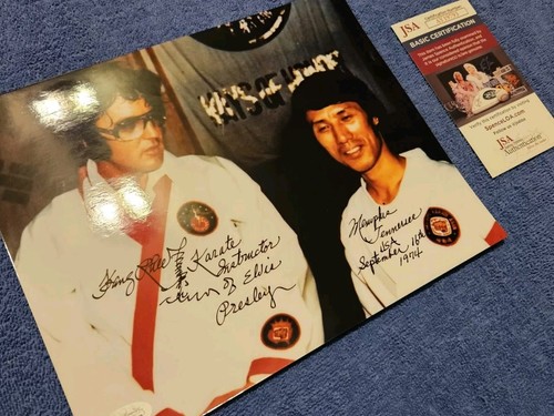 Elvis Presley 8x10 Color Photo Autographed By Master Kang Rhee With JSA ...