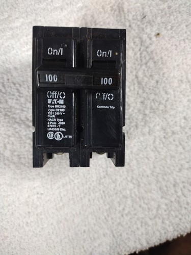 New Eaton CH BR2100 C2100 100 Amp 2 Pole 120/240V Circuit Breaker | eBay
