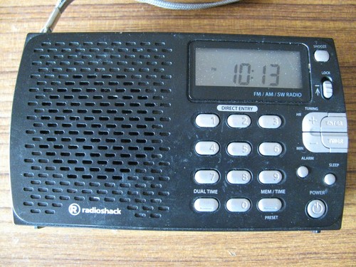 Radio Shack Portable Short Wave Travel Radio 2000125 Receiver AM FM SW ...
