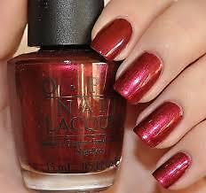 RARE BNEW OPI *BOGOTA BLACKBERRY* NL F52 CLASSICS CXLN BERRY DEEP DARK ...