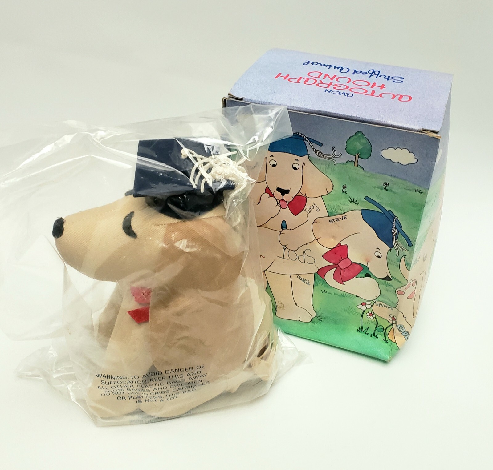 Vintage Autograph Hound Stuffed Dog Animal 1980 Collectible Avon | eBay