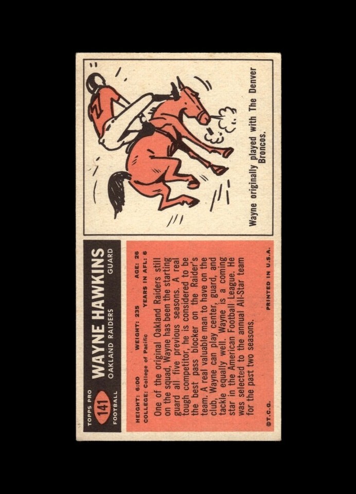 1965 Topps Set-Break #141 Wayne Hawkins VG-VGEX *GMCARDS* | eBay