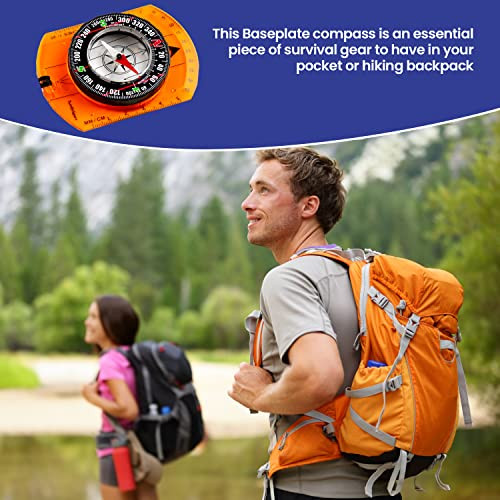 Orienteering Compass - Hiking Backpacking Compass - Advanced Scout ...