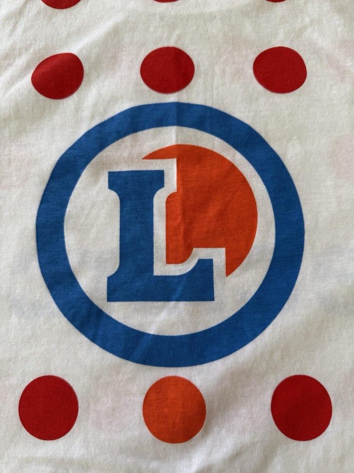 Tour De France 2025 Polka Dot KOM Sponsor Tshirt Size Large New | eBay